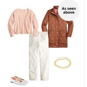 J. Crew | Jackets & Coats | Nwt J Crew Quilted Cocoon Puffer Coat In ...